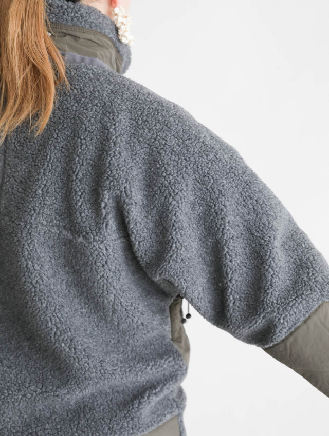 ENDS and MEANS エンズアンドミーンズ / Poler Fleece Jacket グレー