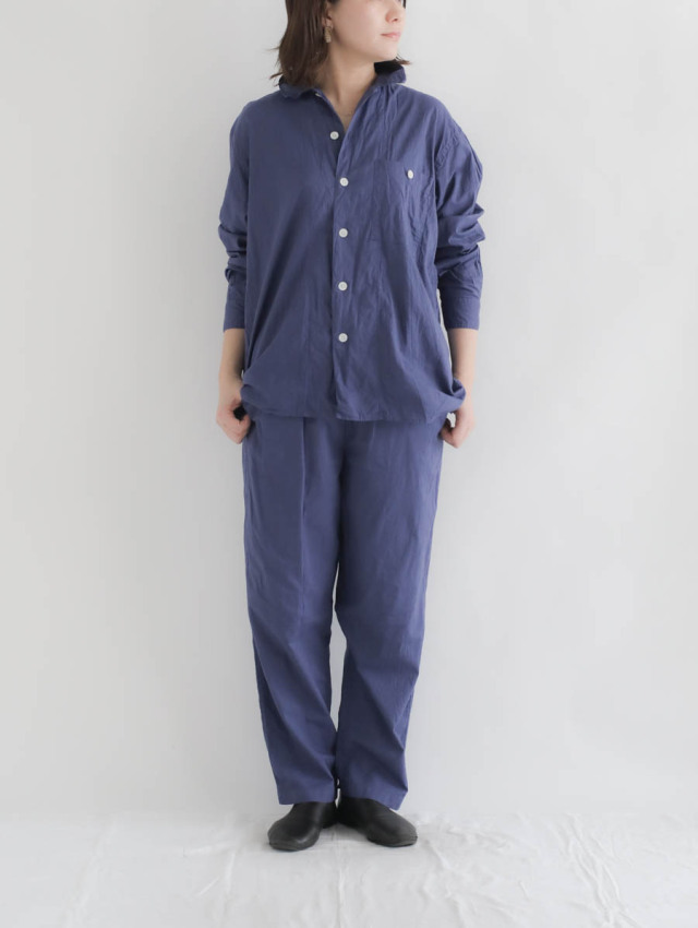holk ホーク / work shirt ブルー