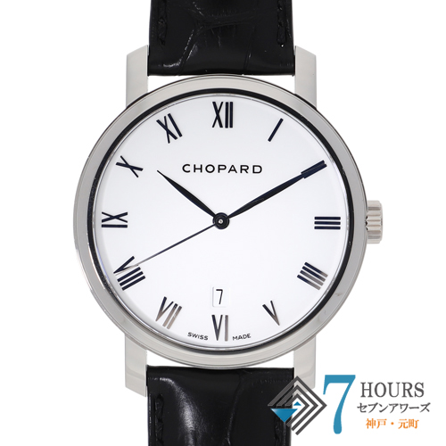 Chopard ショパール 161278-1001 クラシック ホワイトダイヤル ホワイトゴールド/レザー（クロコ） WG 自動巻き 当店 ...