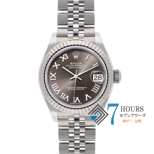 ROLEX ロレックス 278274 デイトジャスト 31 ダークグレーローマンダイヤル ランダム番 ホワイトゴールド/ステンレス WG/SS ...