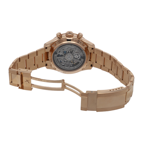 ZENITH ゼニス 18.3101.3600/21.M3100 クロノマスター スポーツ ブラックダイヤル ピンクゴールド PG 自動巻き ...