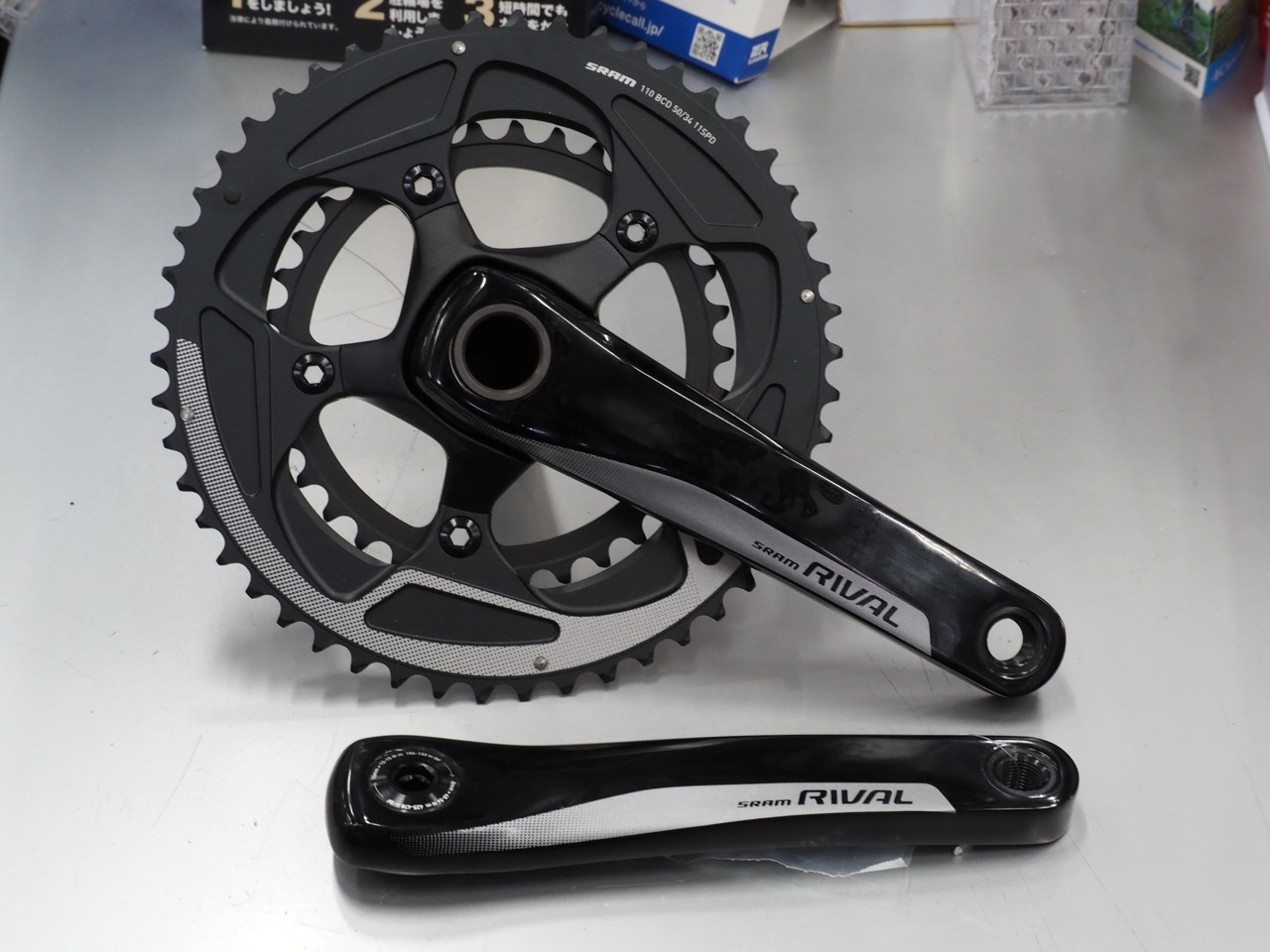 SRAM RIVAL22 CRANK SET(スラム ライバル22 クランクセット) GXP 170mm 50/34T