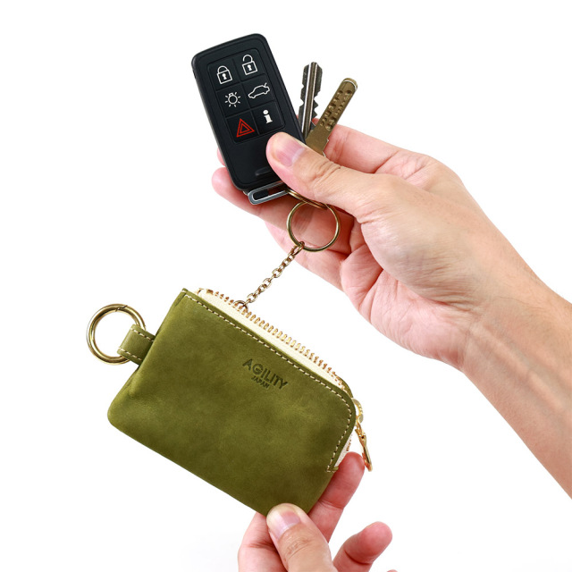 『クロヴィス』(全6色)モストロ/『クロヴィス』(全6色)モストロ/パスケース×キー ケースが一つになったふんわりマルチキーポーチ【AGILITY affa(アジリティ アッ ファ ...