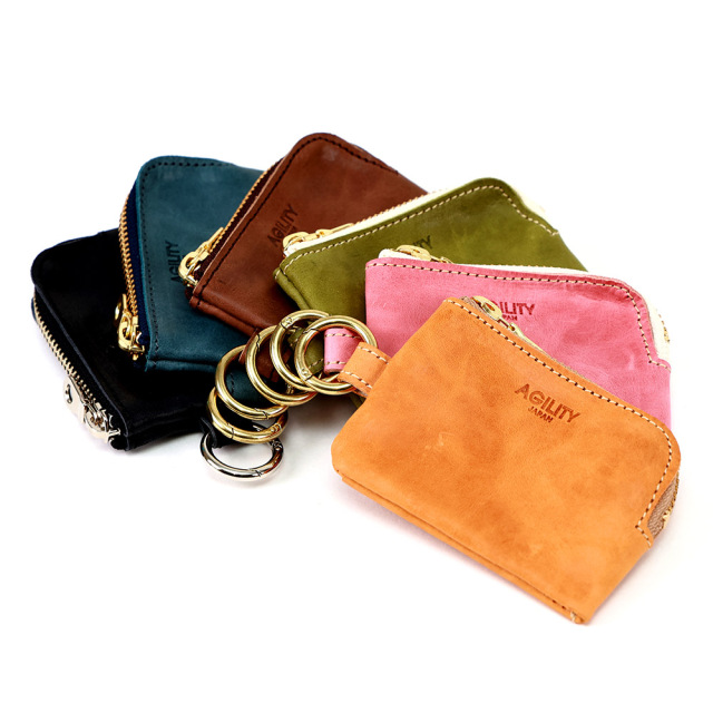 『クロヴィス』(全6色)モストロ/『クロヴィス』(全6色)モストロ/パスケース×キー ケースが一つになったふんわりマルチキーポーチ【AGILITY affa(アジリティ アッ ファ ...