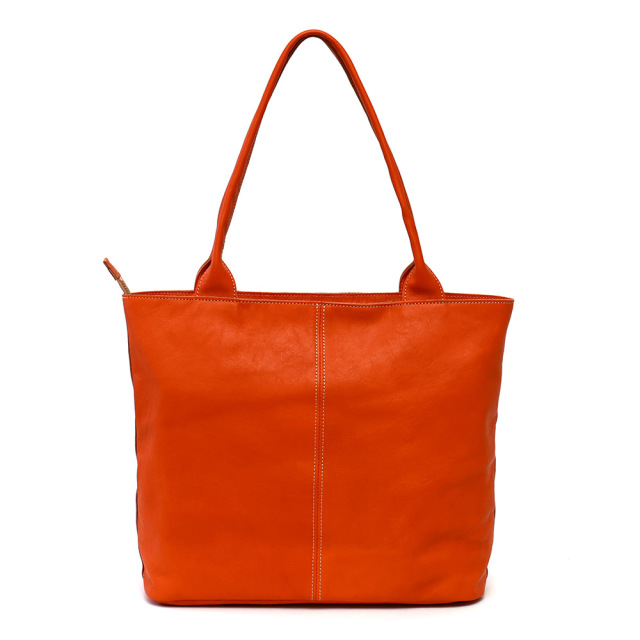 『ファシルトートL』(全3色)軽量ソフトヌメ/A4サイズ対応 シンプルなレザートートファスナー付き 本革 牛革 ファスナー付き 日本製【AGILITY affa(アジリティ アッファ)】(1009)