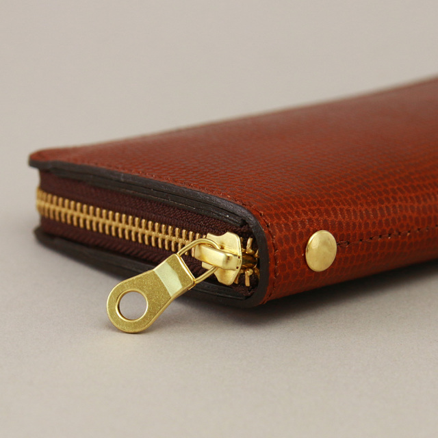 グロット』(全5色)リザードエンボス/通帳やパスポートが入る 定番