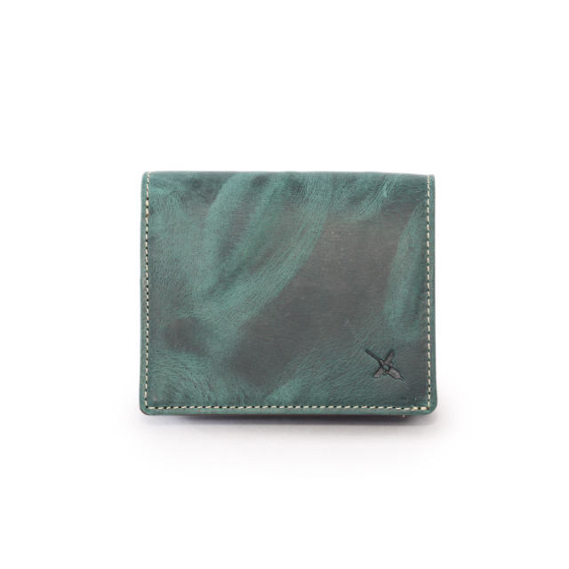 DA1548-WPS/Ain Soph (アインソフ)ワクシープレス 折財布（ボックスコインケース） 日本製