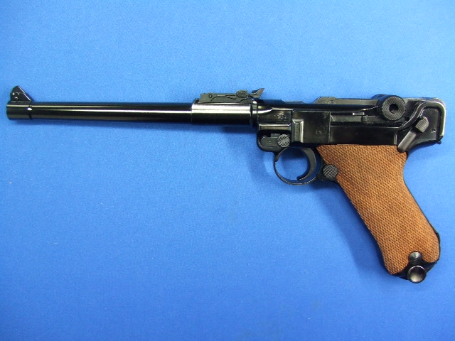 ルガーP08 8インチ スチールフィニッシュ アメリカンウォールナットグリップ付 | タナカ