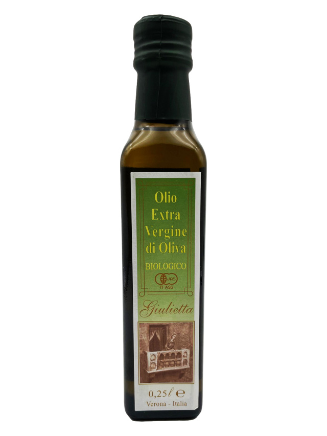 オーガニック(JAS認定) EXV. オリーブオイル ジュリエッタ 250ml ベローナ・イタリア産 (Italian Exv Olive oile BIO GIULIETTA) イタリア食材 ...