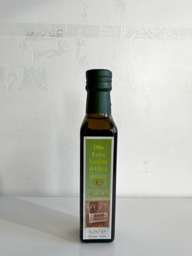 オーガニック(JAS認定) EXV. オリーブオイル ジュリエッタ 250ml ベローナ・イタリア産 (Italian Exv Olive oile BIO GIULIETTA) イタリア食材 ...