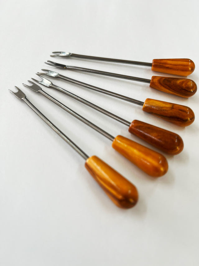 オリーブの木 ピック 単品(1本) アルテレニョ社 イタリア製 (Italian Pick Set 1pc made by Arte ...