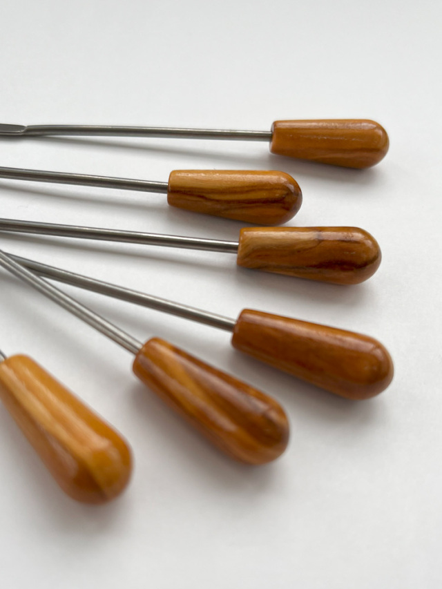 オリーブの木 ピック 単品(1本) アルテレニョ社 イタリア製 (Italian Pick Set 1pc made by Arte ...