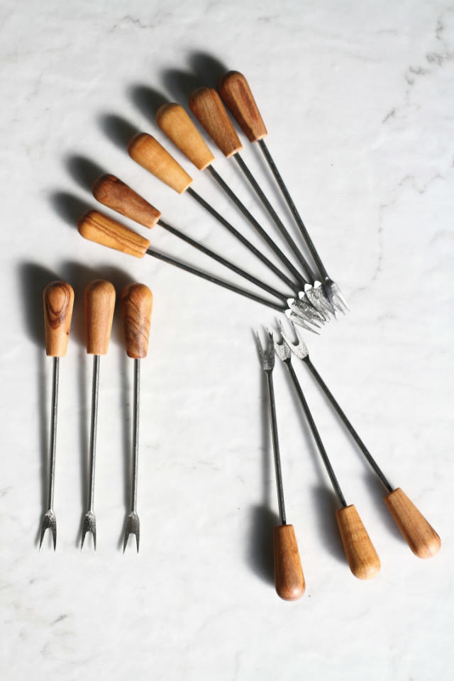 オリーブの木 ピック 12本セット BOX入 アルテレニョ社 イタリア製 (Italian Pick Set 12pcs made by ...