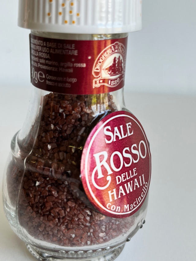 ミル付 赤岩塩 90g ドロゲリア社 アメリカ合衆国産 (Hawaii Red rock salt by DROGHERIA ...