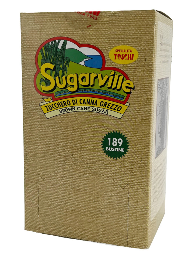 トスキ シュガヴィッレ【きび砂糖】box 750g (Toschi sugar box)