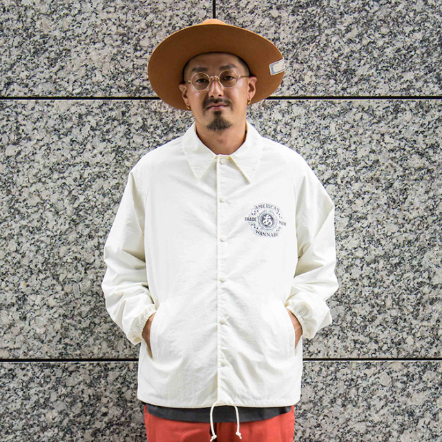 AMERICAN WANNABE/アメリカンワナビー「TRADE MARK COACH JACKET」コーチジャケット