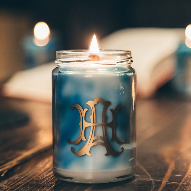 THE HIDEAWAY FACTORY×AMERICAN WANNABE 「“AH” MONOGRAM Candle」 アロマキャンドル