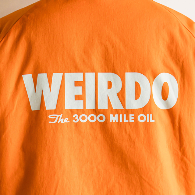 【限定】WEIRDO×AMERICAN WANNABE「3000MILE - COACH JACKET / ORANGE」