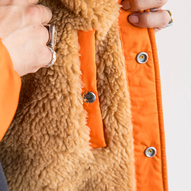 【限定】WEIRDO×AMERICAN WANNABE「3000MILE - COACH JACKET / ORANGE」