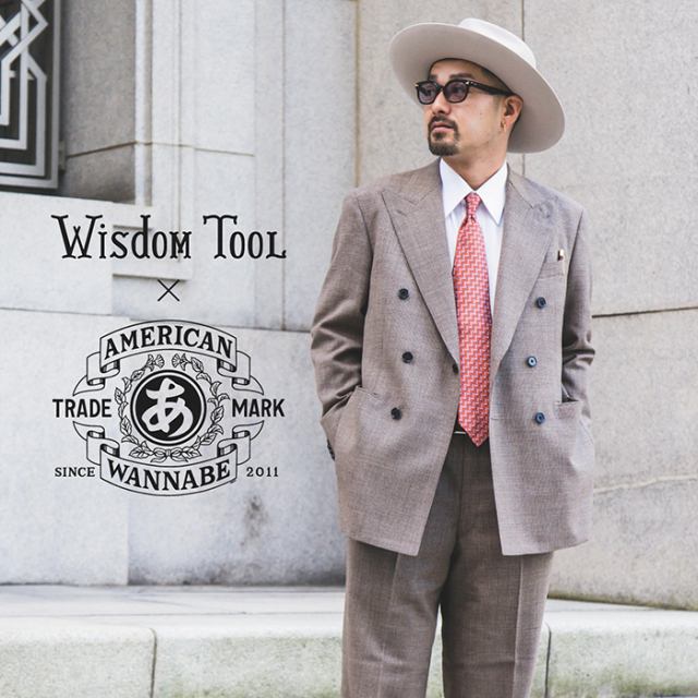 Wisdom Tool×AMERICAN WANNABE 「“WTAW“ FOX DOUBLE SUIT」 ダブルスーツ