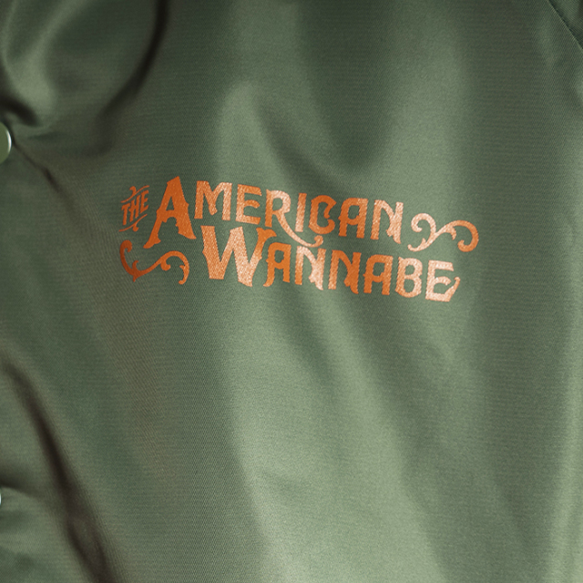 AMERICAN WANNABE/アメリカンワナビー 「10th Signboard Coach Jacket」 オフィシャルロゴコーチジャケット