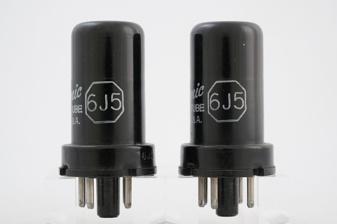 6J5 General Electric 2本1組