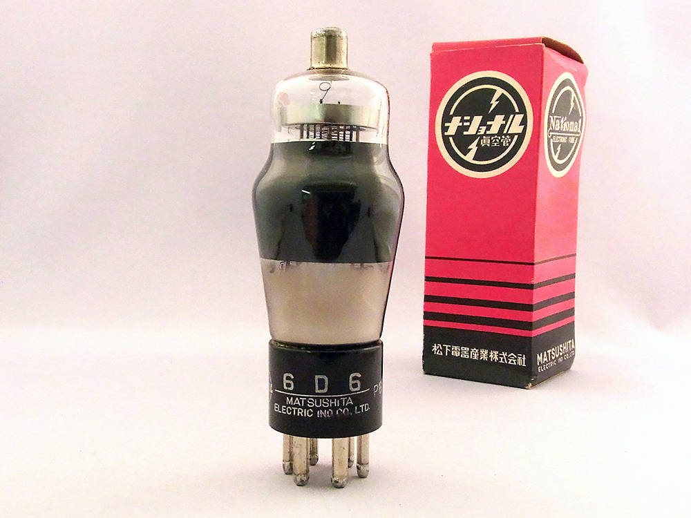 真空管 電圧増幅管 6D6 National