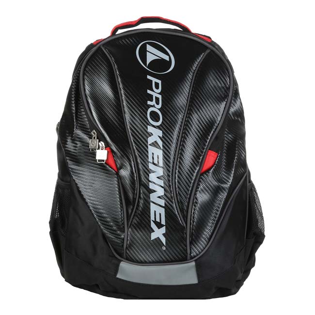 「ラケット収納可」プロケネックス(ProKennex) バックパック リュックサック テニスバッグ AYBG1602ブラック×レッド ...