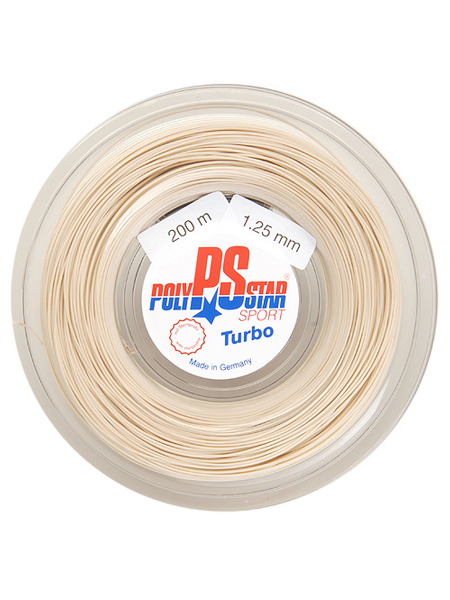 ポリスター ターボ(1.25/1.30/1.35mm) 200Mロール 硬式テニスガット ポリエステルガット Polystar Turbo ...