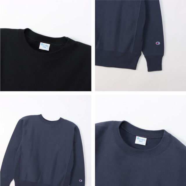 Champion チャンピオン リバースウィーブ(R) クルーネックスウェットシャツ トレーナー 裏起毛 長袖 ロングスリーブ カットソー 23FW 秋冬新作 C3-Y032 メンズ レディース