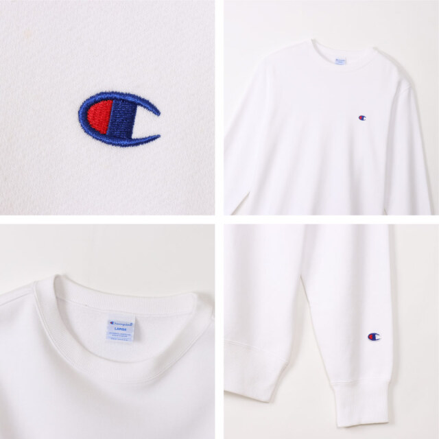 Champion チャンピオン クルーネックスウェットシャツ トレーナー 裏起毛 長袖 ロングスリーブ カットソー 23FW 秋冬新作 ベーシック C3-Y035 メンズ レディース