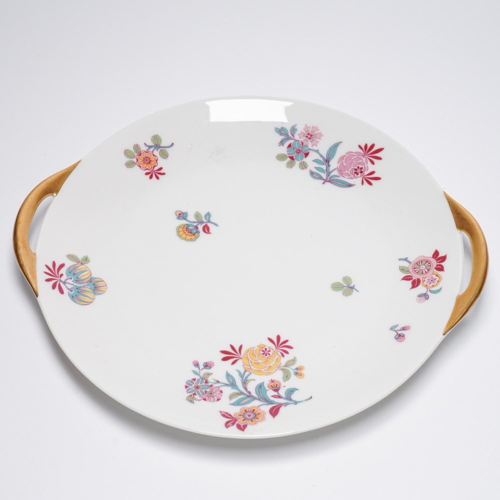 フランス磁器 Haviland アビランド サンドウィッチプレート EC-07821