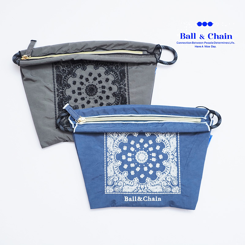Ball＆Chain ボール＆チェーン 301408 BANDANA POUCH BANDANA ポーチ バンダナ＜Lサイズ＞ エコバッグ ...