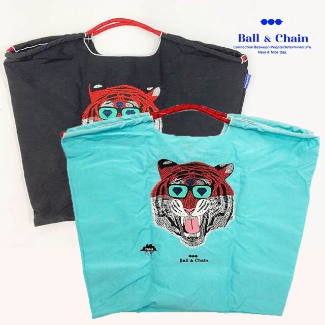 Ball＆Chain ボール＆チェーン 319101 MULGA TORA GINO ＜Lサイズ＞ モルガ トラ トートバッグ エコバッグ ...
