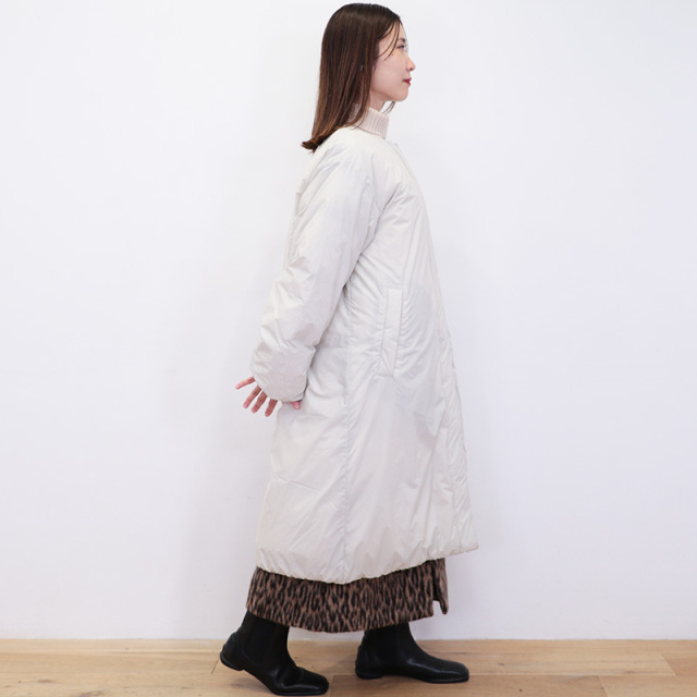 NANGA ナンガ ND2442-1C600-B ノーカラーダウンコート ロングダウン