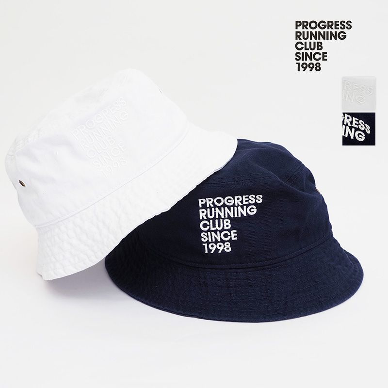 PROGRESS RUNNING CLUB プログレスランニングクラブ PRC1998 BUCKET HAT バケットハット バケハ 帽子 ...