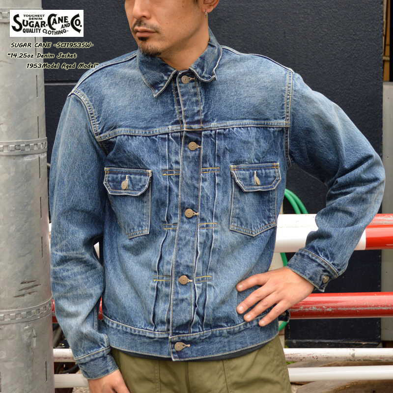 SUGAR CANE シュガーケーン "SC11953SW" 14.25oz. DENIM JACKET 1953 MODEL AG ED ...