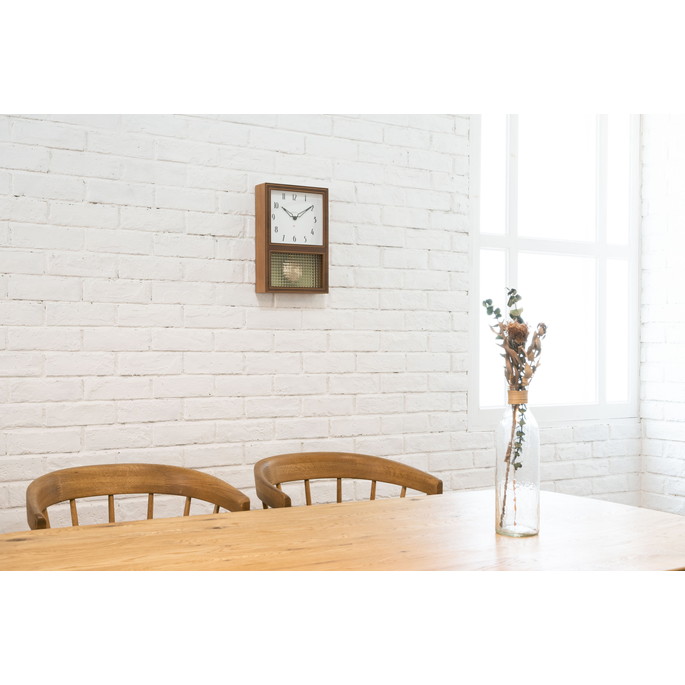 時計 GLASS PENDULUM CLOCK EL STYLE グラスペンデュラムクロック イーエルスタイル 振り子時計 掛け時計 置き時計