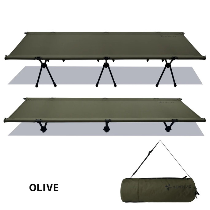 コット 2WAY ADJUSTABLE COT 2WAYアジャスタブルコット ベンチ キャンプコット アウトドアコット アウトドアベッド 折り畳み 収納袋 コンパクト ハイ ロー