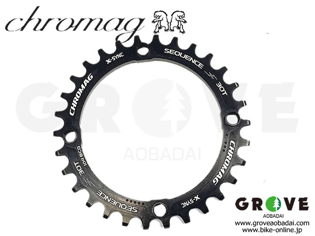 CHROMAG クロマグ [ Sequence X-SYNC Chainring チェーンリング ] 30T ブラック 【GROVE青葉台 ...