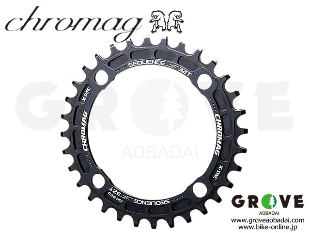 CHROMAG クロマグ [ Sequence X-SYNC Chainring チェーンリング ] 32T ブラック 【GROVE青葉台 ...