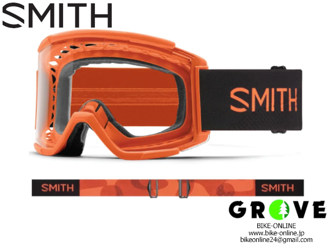 SMITH スミス [ Squad XL MTB Goggle ゴーグル ] Cinder Haze - Clear【 GROVE青葉台 ...