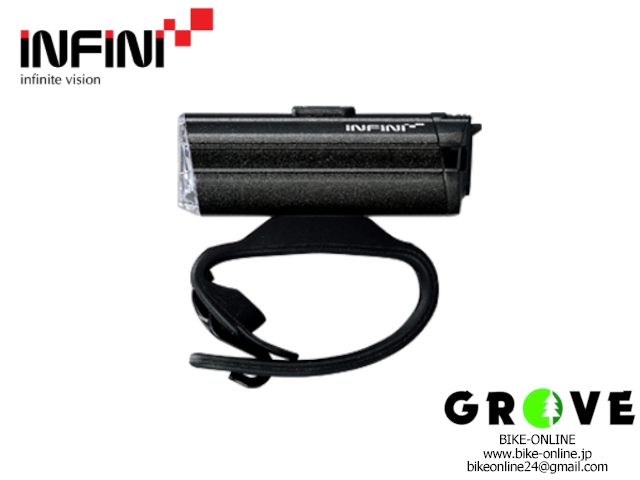 INFINI インフィ二 [ I-280P TRON 100 ]フロント用 / ホワイトLED / ブラック【 GROVE青葉台 】 BIKE-ONLINE