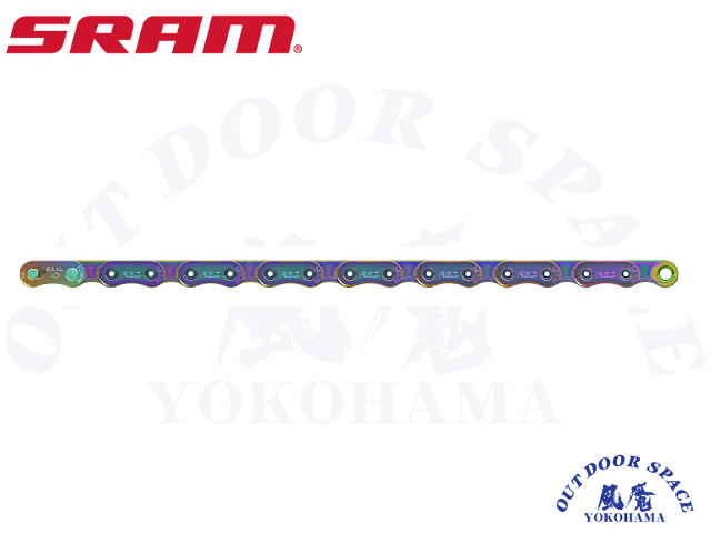 SRAM スラム [ SRAM RED AXS Flattop Chain Rainbow ] eTap AXS 専用 / 12速チェーン ...