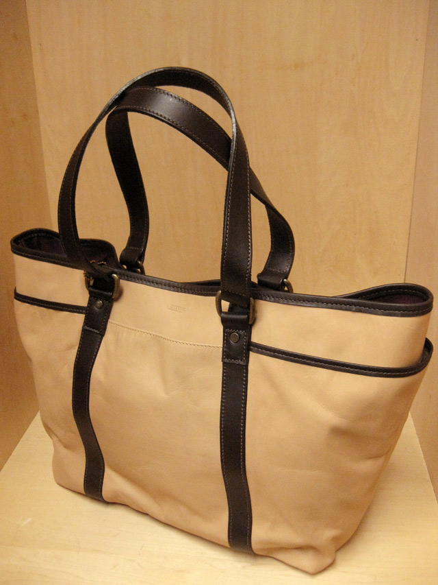 TUSTING Shoe Leather “Tyne” Tote /ナチュラル(Blood & Thunder別注) Blood & Thunder