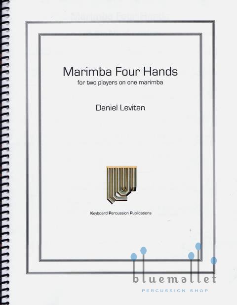 Levitan , Daniel - Marimba Four Hands for Two Player on One Marimba (スコア・パート譜セット) bluemallet