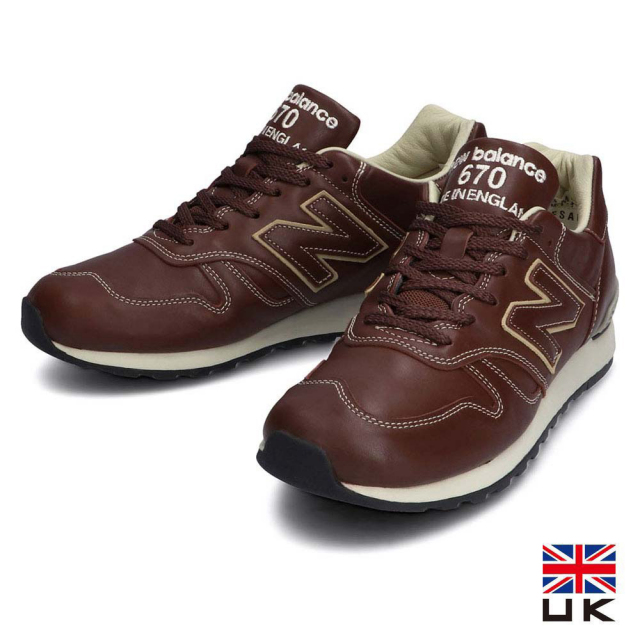 ニューバランス new balance M670 BRN BROWN メンズ スニーカー Made in UK M670BRN