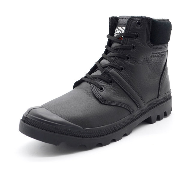 パラディウム パラブロウズ カフ ウォータープルーフ プラス PALLADIUM PALLABROUSSE CUFF WP+ BLACK/BLACK メンズ ブーツ 防水シューズ 77982-001