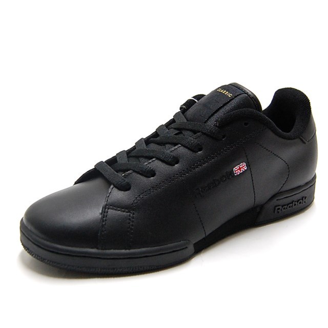 Reebok リーボック メンズ レディース スニーカー NPC 2 ブラック 6836 [BLACK/黒/シンプル/レザー]