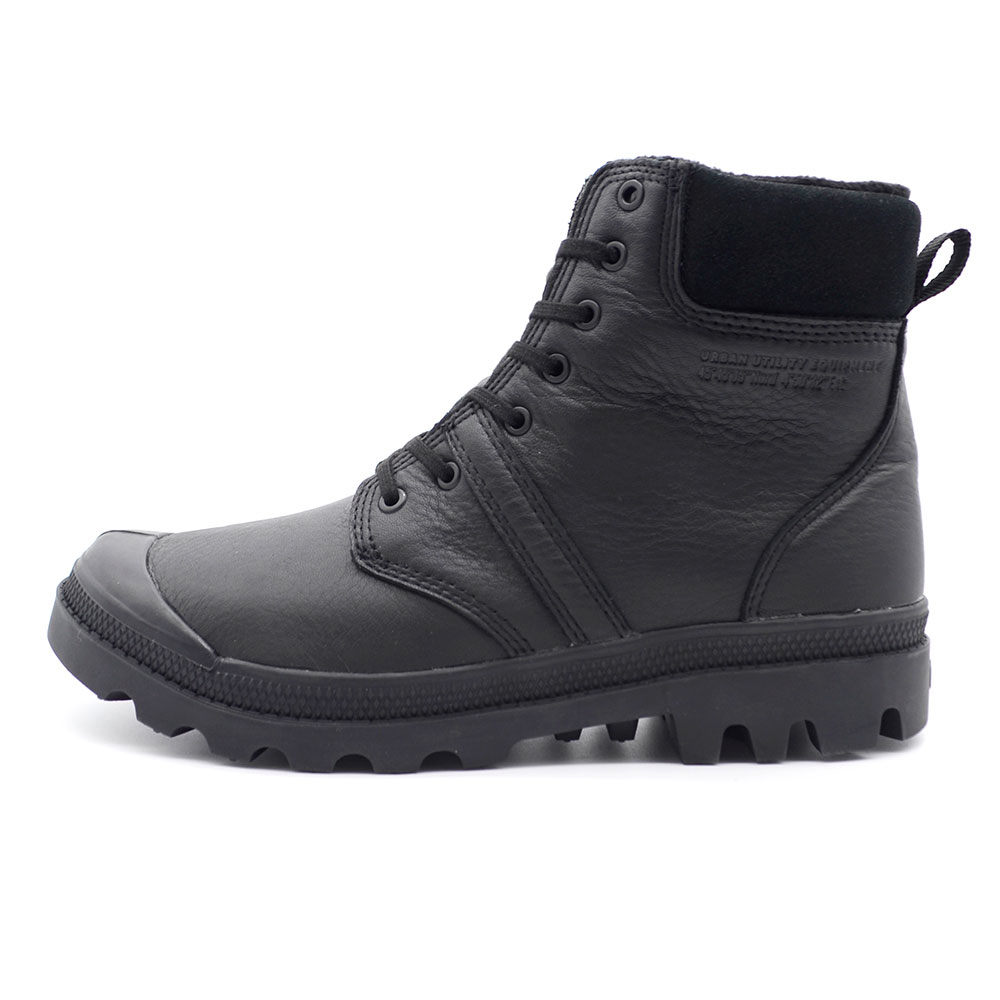 パラディウム パラブロウズ カフ ウォータープルーフ プラス PALLADIUM PALLABROUSSE CUFF WP+ BLACK/BLACK メンズ ブーツ 防水シューズ 77982-001